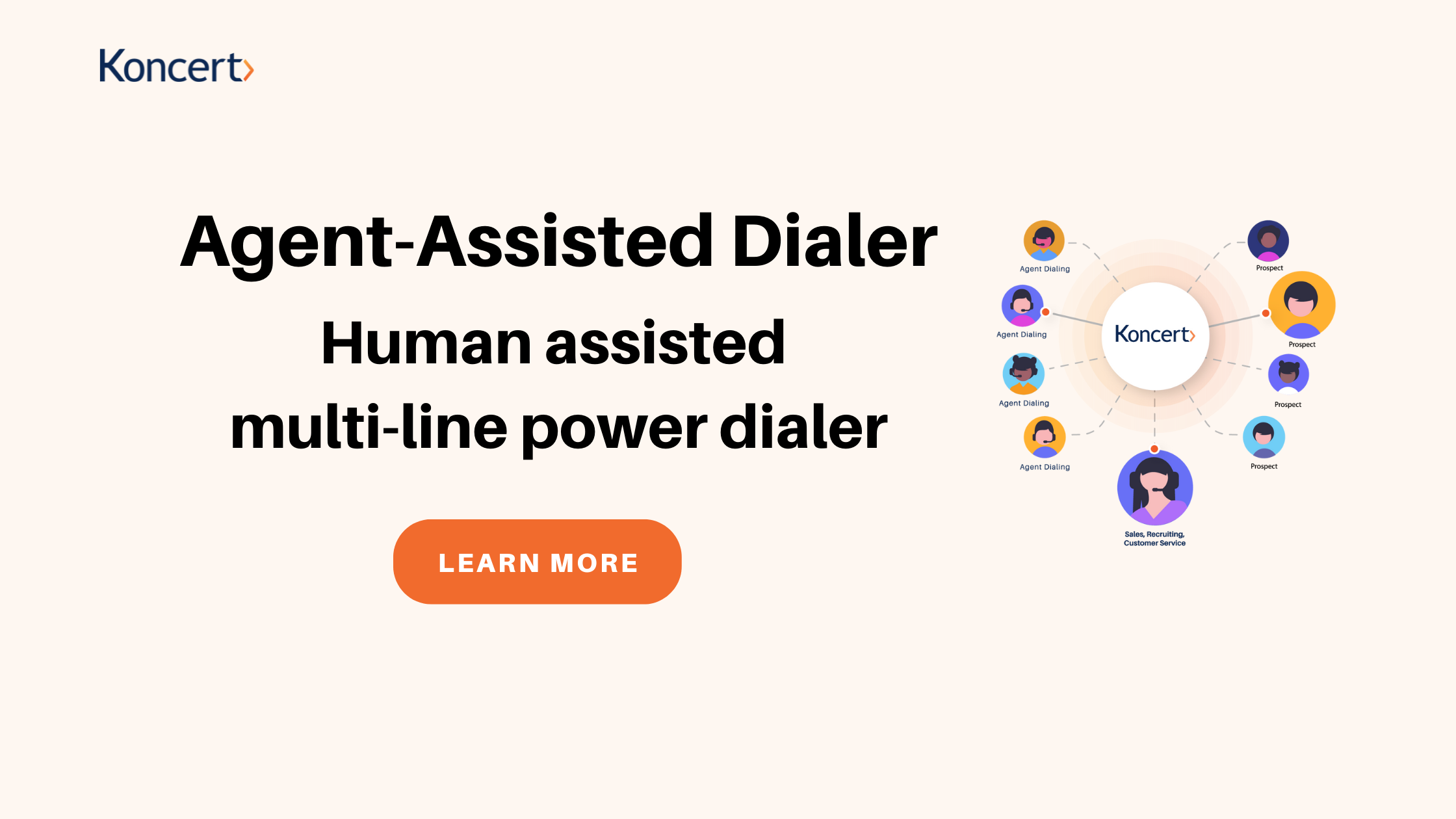 Agent-Assisted Dialer for High-Volume Calling | Koncert
