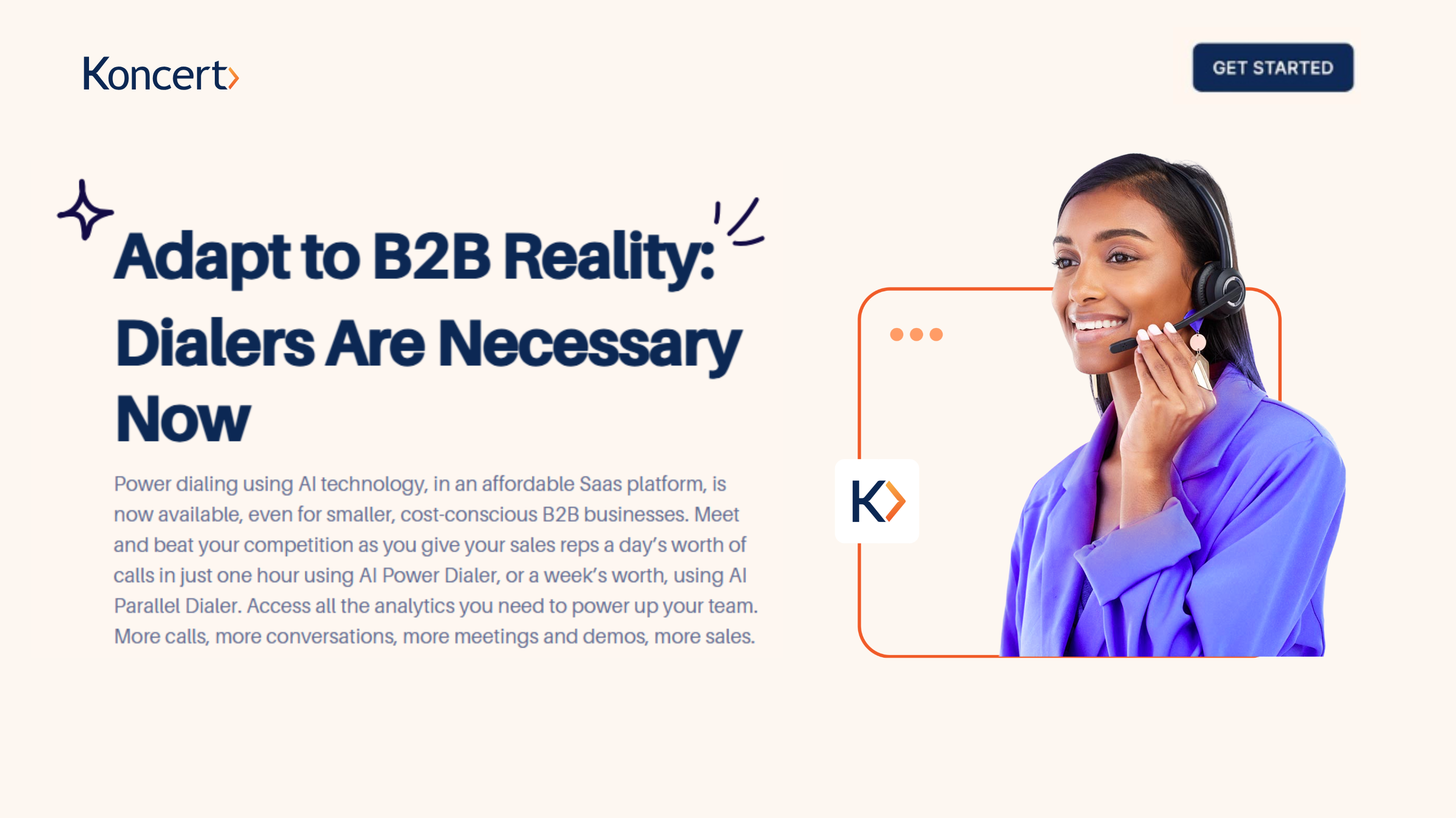 Koncert AI Dialers | Parallel Dialer | Power Dialer