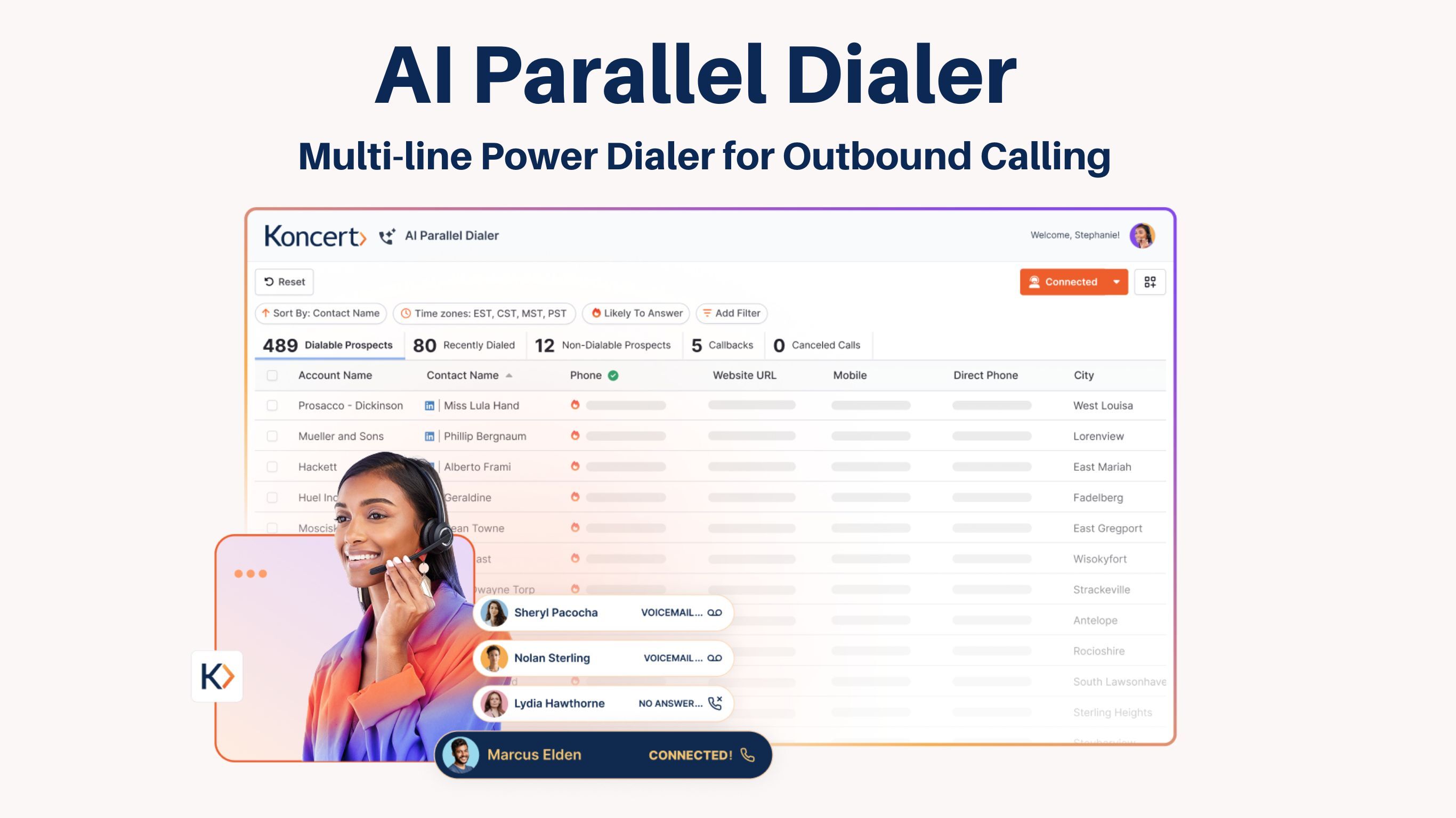 AI Parallel Dialer for SDRs & Sales Leaders | Boost Connect Rates Fast